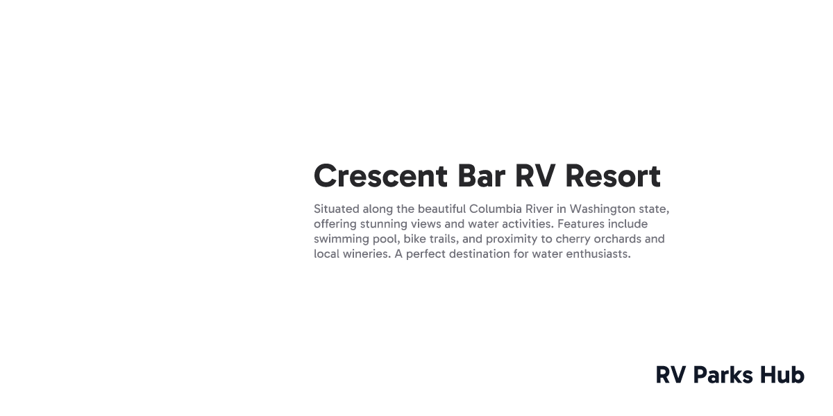 Crescent Bar RV Resort